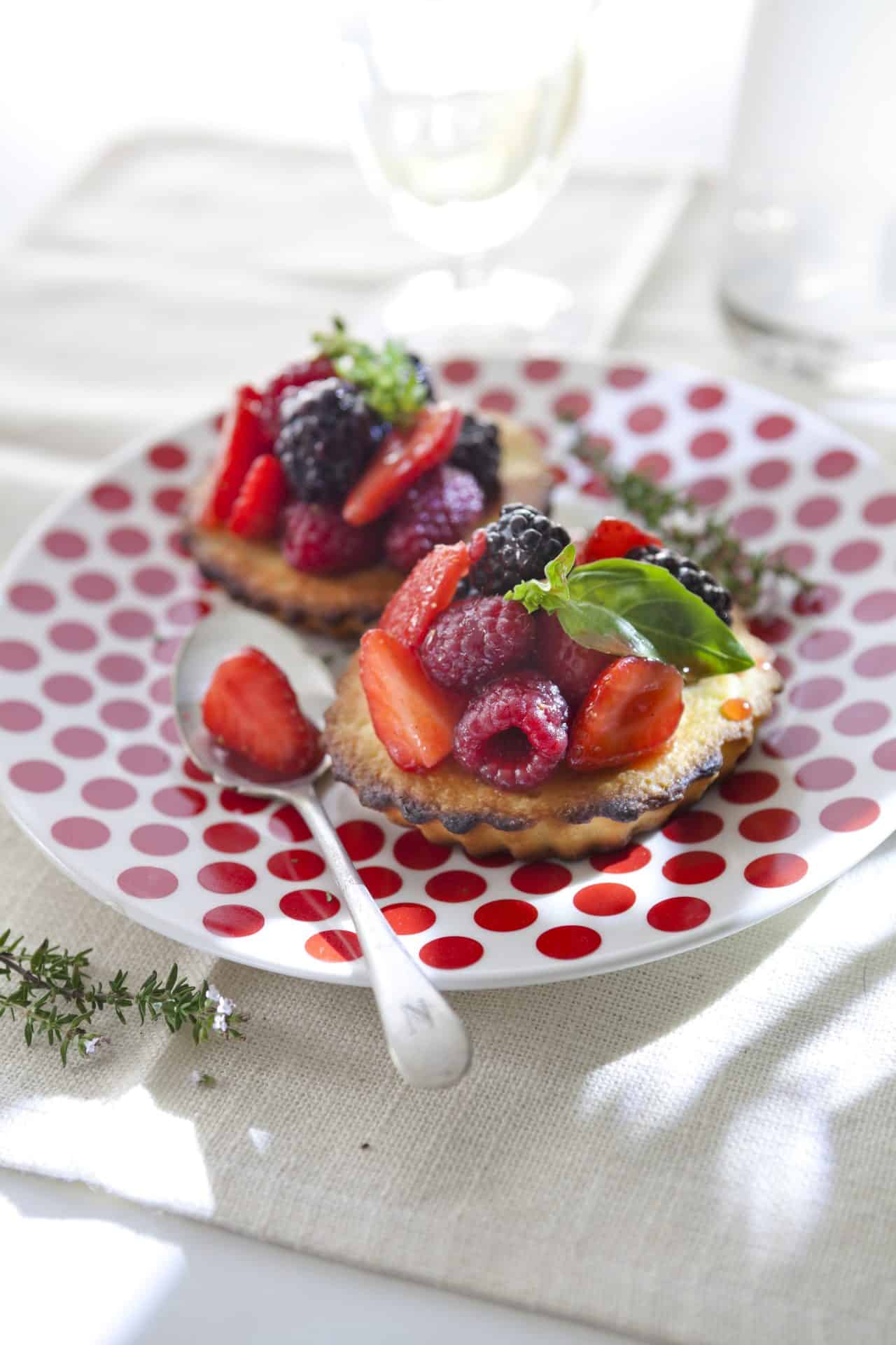 Sablés au thym et fruits rouges : Découvrez nos recettes