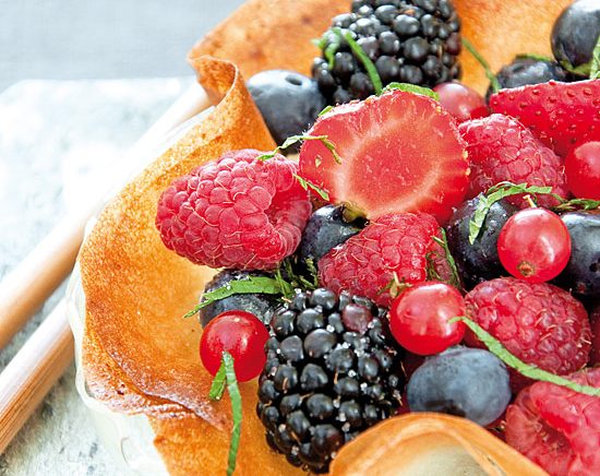 Cornet de fruits d’été - Recettes - Les fruits et légumes frais — Interfel
